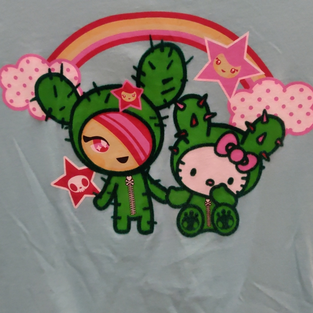 Tokidoki For Hello Kitty Sandy Cactus Kitty Tee - Gem